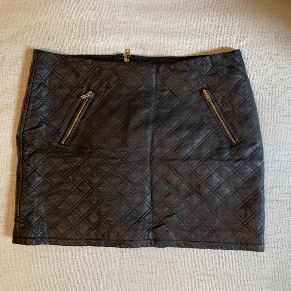 Express | Skirts | Express Faux Leather Mini Skirt | Poshmark